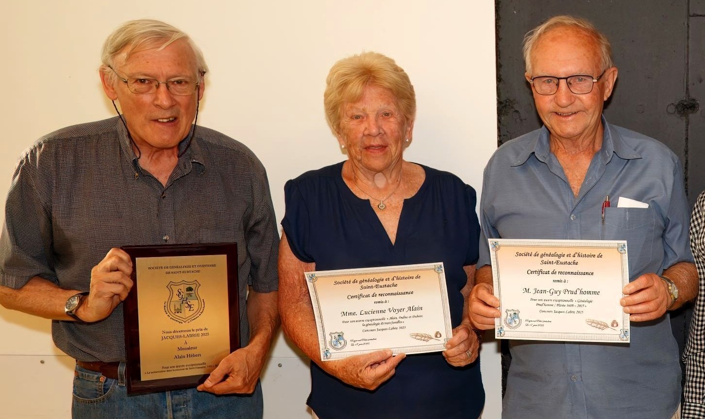 Société de généalogie et d'histoire de St-Eustache
